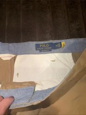 Ralph Lauren | Pants | Ralph Lauren Mens Tan Cotton Chino Shorts With ...